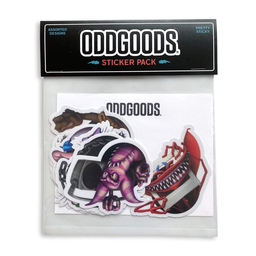 OddGoods Media Monsters Vinyl Sticker Pack
